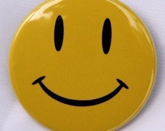 Comedy Tragedy Mask Button Pinback Badge 1 1/2 inch Magnet