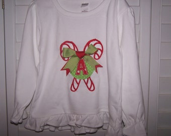 Candy cane shirt | Etsy