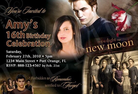 Twilight Party Invitation Template