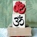 Om Symbol rubber stamp from oldislandstamps
