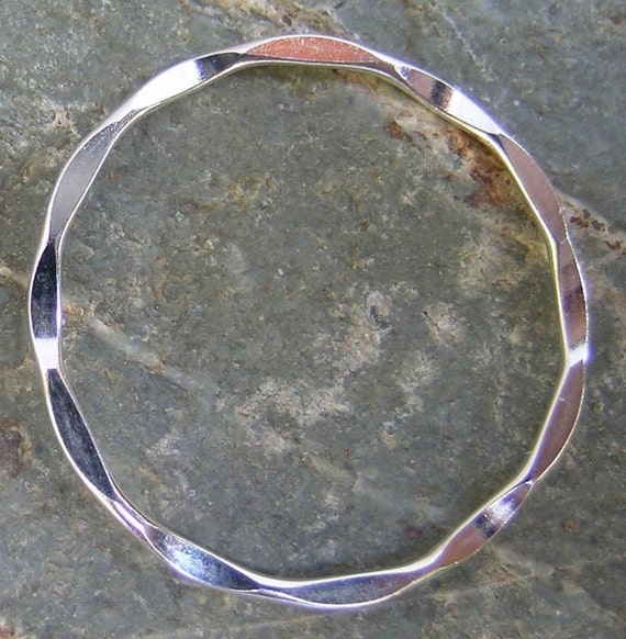 Sterling Silver Hammered or Twist RingYou choose which one