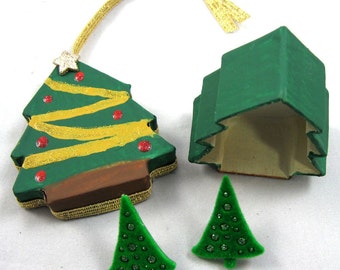 Christmas tree box | Etsy
