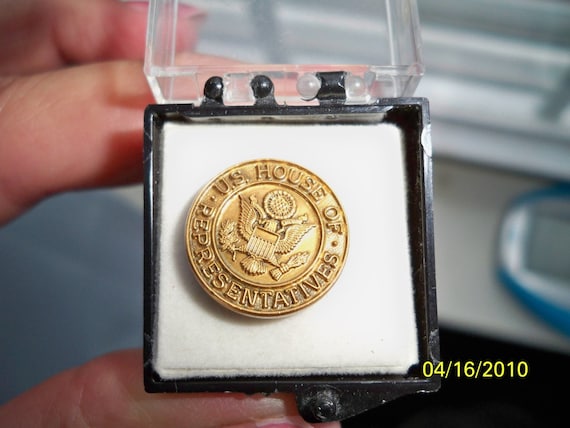 Vintage US House of Representatives Lapel Pin / Government