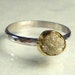 Rough Uncut Diamond Engagement Ring 22k Gold and by JanishJewels