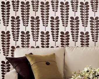 Wallpaper Stencil Iron Gate Stencil design by CuttingEdgeStencils