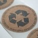 QTY 100 Recycled Packaging Sticker Let Your by InTheClear on Etsy