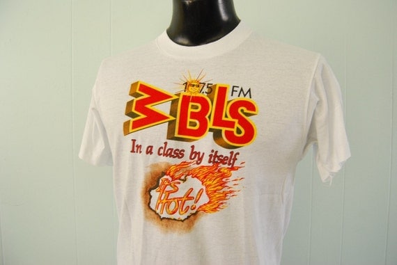 Vintage 80s WBLS 107.5 Tee New York City RnB TShirt Screen