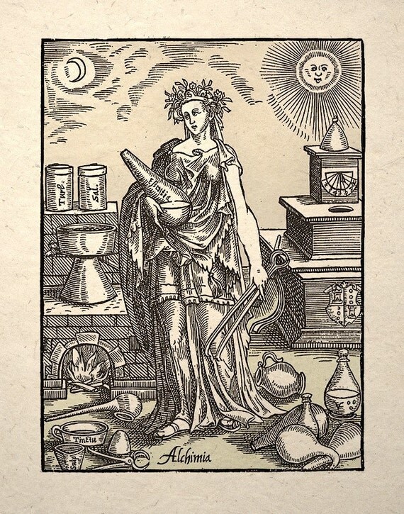 Alchemy Science History Art Print Alchimia