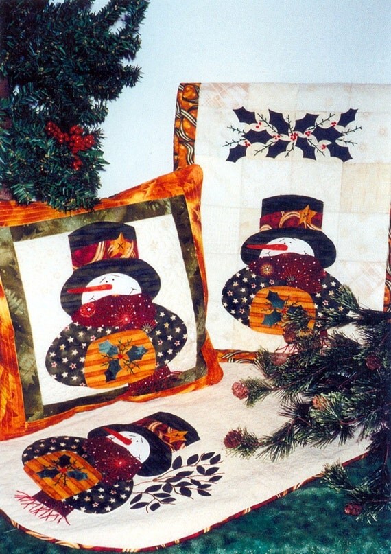 Snowman Table Runner Pattern