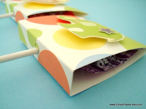 Circus Lollipop Favors Set of Ten by SimpleTastes on Etsy