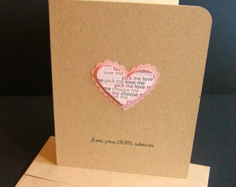 Popular items for secret admirer on Etsy