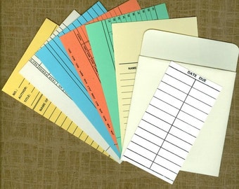 Library due date | Etsy