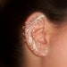Ear Jacket Ear Cuff Bows ear decoration ear by WickedlyWired