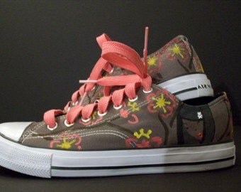 Hand painted sneaker | Etsy