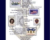 Items similar to ANCHORS AWEIGH NAVY SONG STAMP ARTWORK Honor our ...
