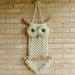 Vintage Macrame Owl