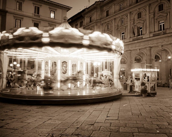 Italy Photography Carnival Photo Carousel Photograph Florence