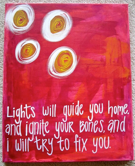 16x20 Fix You Painting