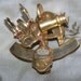Vintage Mini Steampunk Sextant