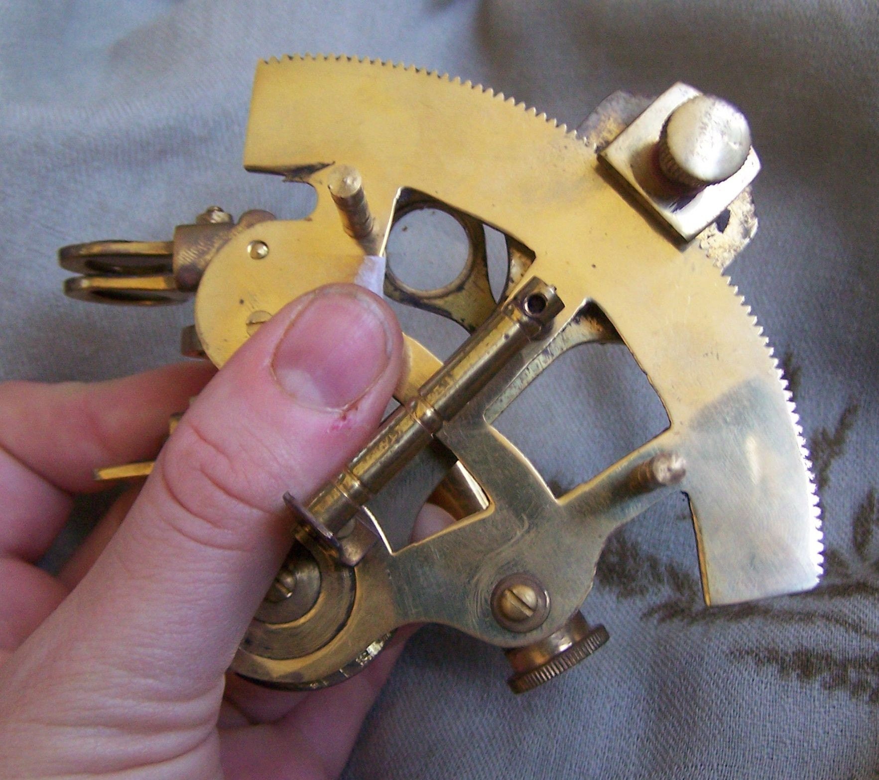 Vintage Mini Steampunk Sextant by AClockWorkKiwi on Etsy