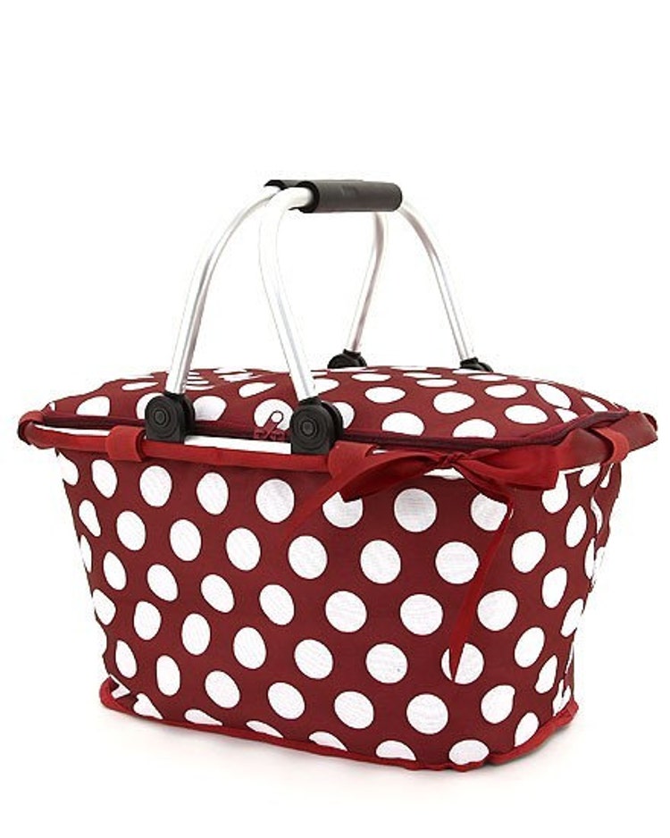 Monogrammed Maroon with White Polka Dots by AbbysInspiration