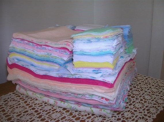 Hundreds of Precut Flannel Squares by PaulasSewNice on Etsy