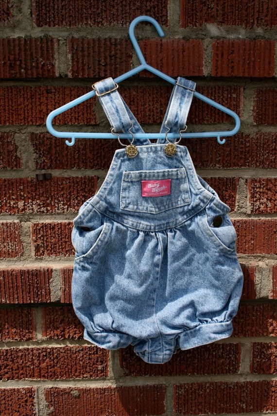 Baby's first daisy duke overalls size 18 months by flocole on Etsy