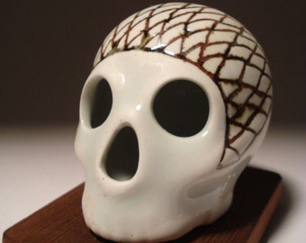 Items similar to Skull Urn Covered Jar on Etsy