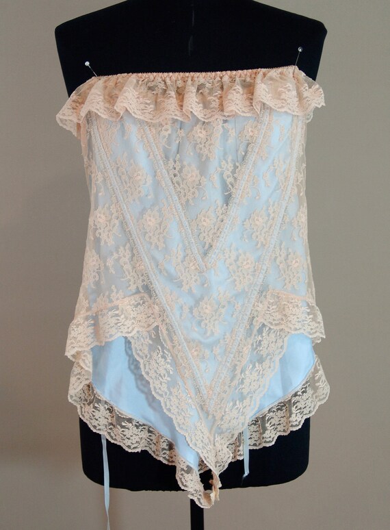 Vintage Teddy Romper Lingerie By Ybretro On Etsy