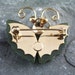 Vintage Carved Jade Dynasty Collection Butterfly Brooch