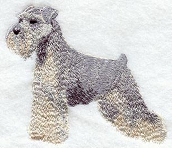 SCHNAUZER DOG Machine Embroidery Quilt Blocks AzEB