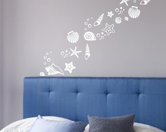 Popular items for shell wall decal on Etsy