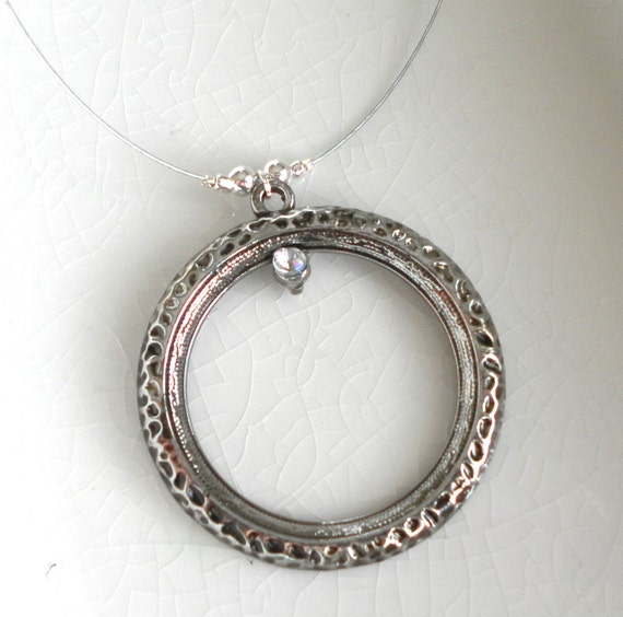 Items similar to Simple Silver Necklace on Etsy