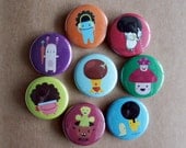 Items similar to Pick Any 5 Fun 1 Inch Pins on Etsy