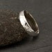 Hammered Sterling Silver Ring Simple Silver Ring Modern
