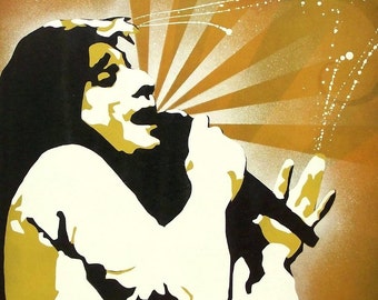 13 x 19 Print From My Original Custom Pop Art Spray Paint Painting ...