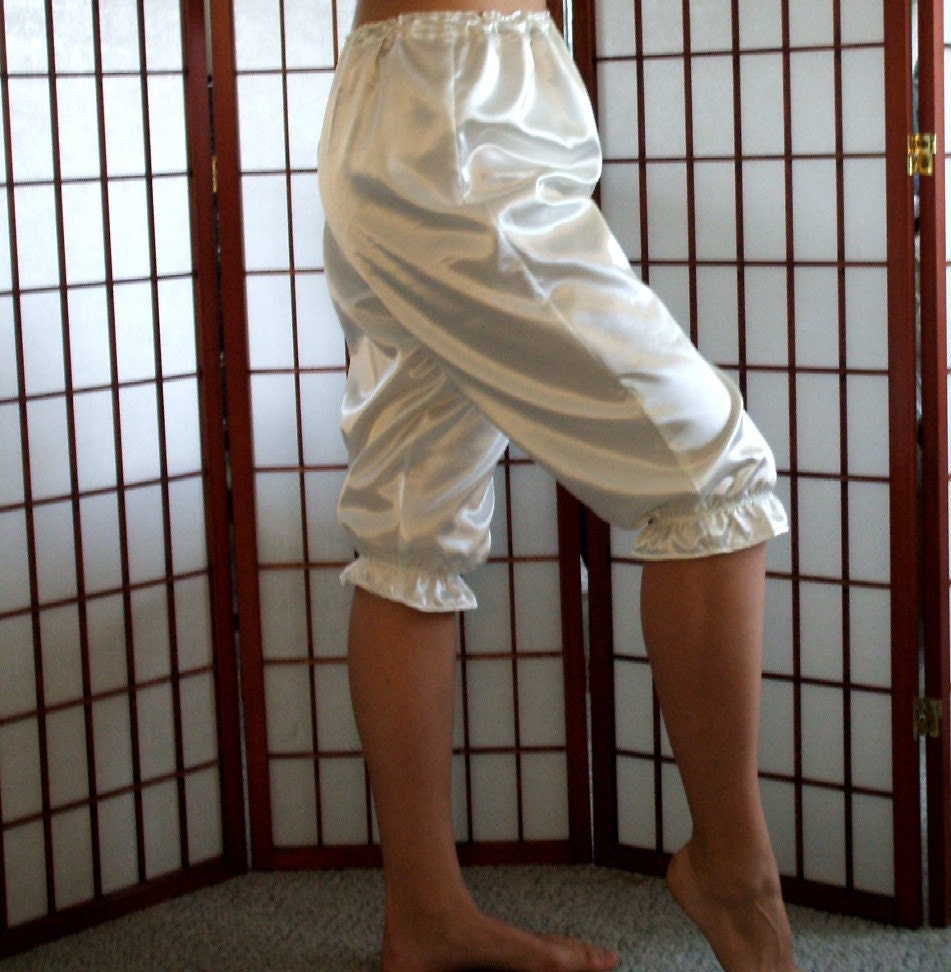 Flannel Backed SATIN Bloomers Pantaloons Fits by joyfulbydesign