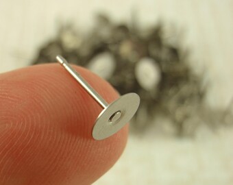 Flat back earring | Etsy