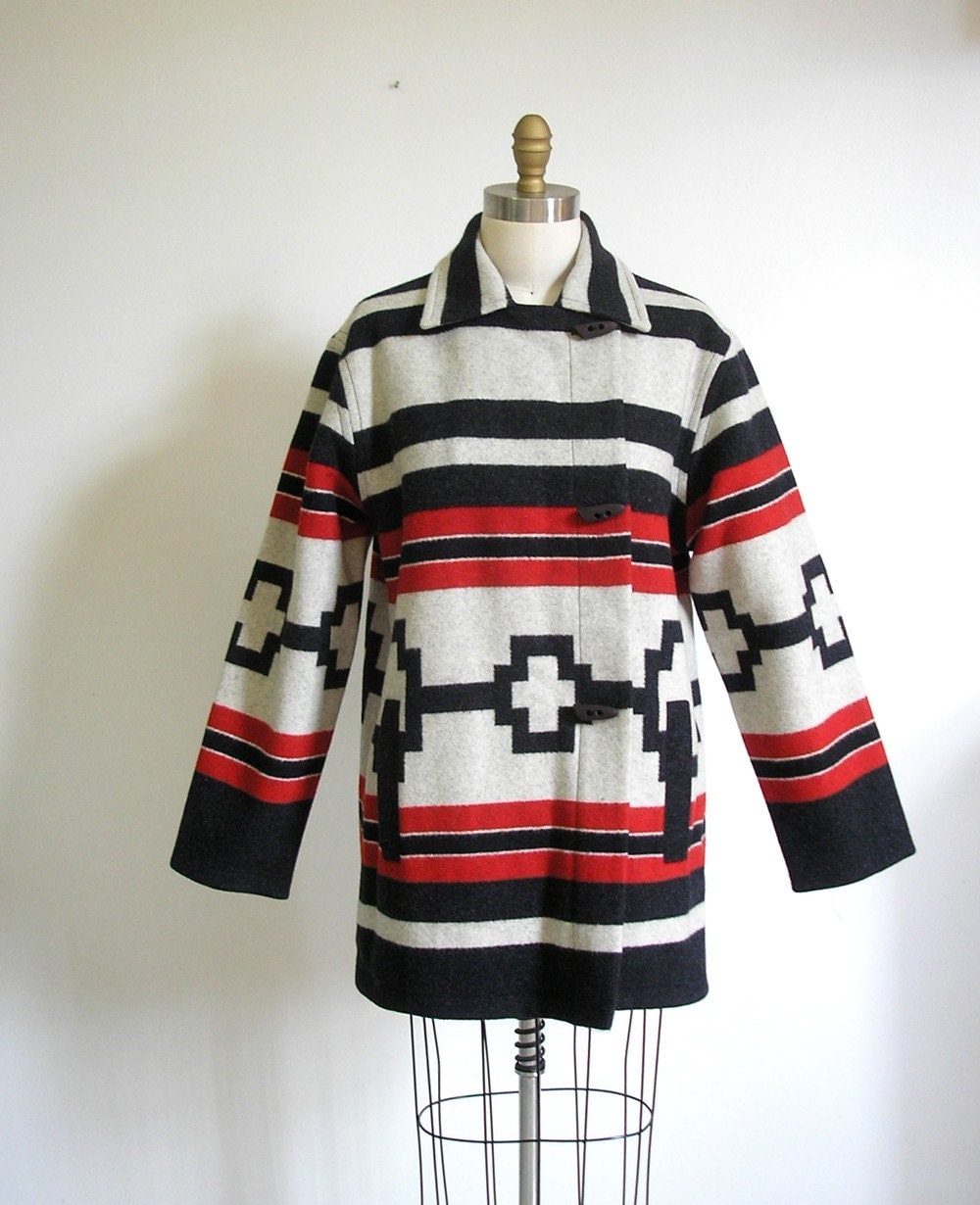 Pendleton Native American Pattern Coat