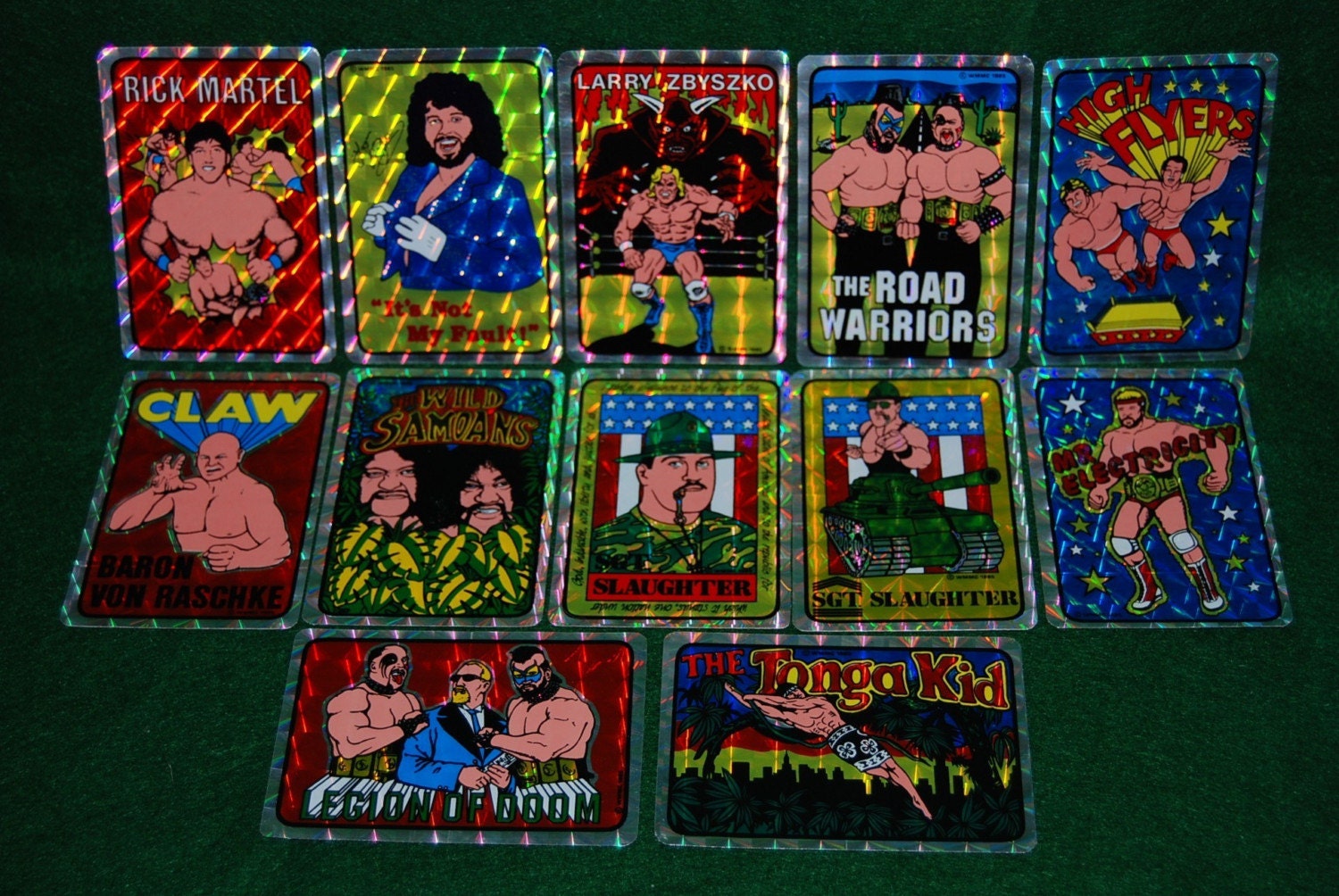 cool vintage WWF WWE vending stickers