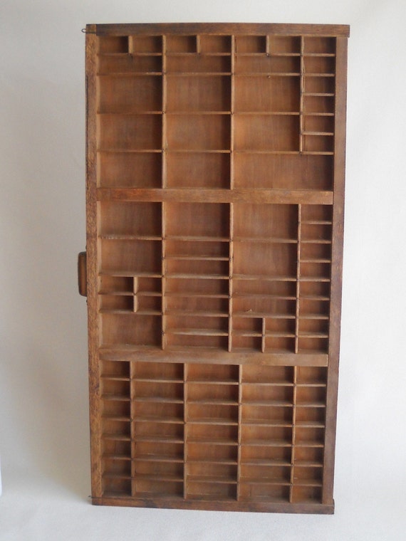 vintage gorgeous type drawer / curio box