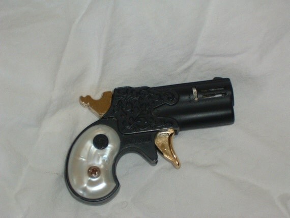 Pistol Shaped Cigarette Lighter by Wildeblossome on Etsy