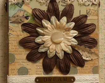 Inspire Vintage Collage Footed Decorative Box by myvintagewhimsies