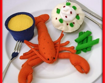 Felt green beans | Etsy