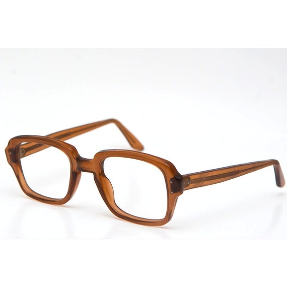 Brown USS GI Eyeglasses / Sunglasses Frames 50-22 Army