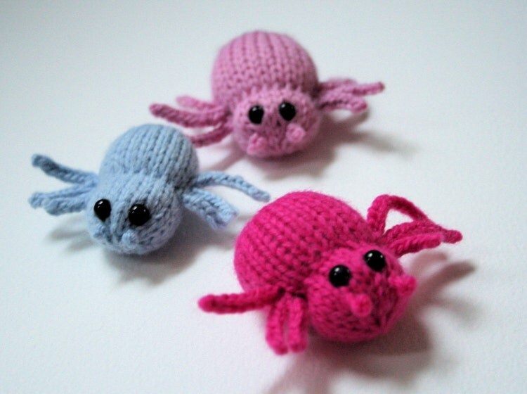 Knit your own friendly little bugs pdf pattern by ButterflyLove1