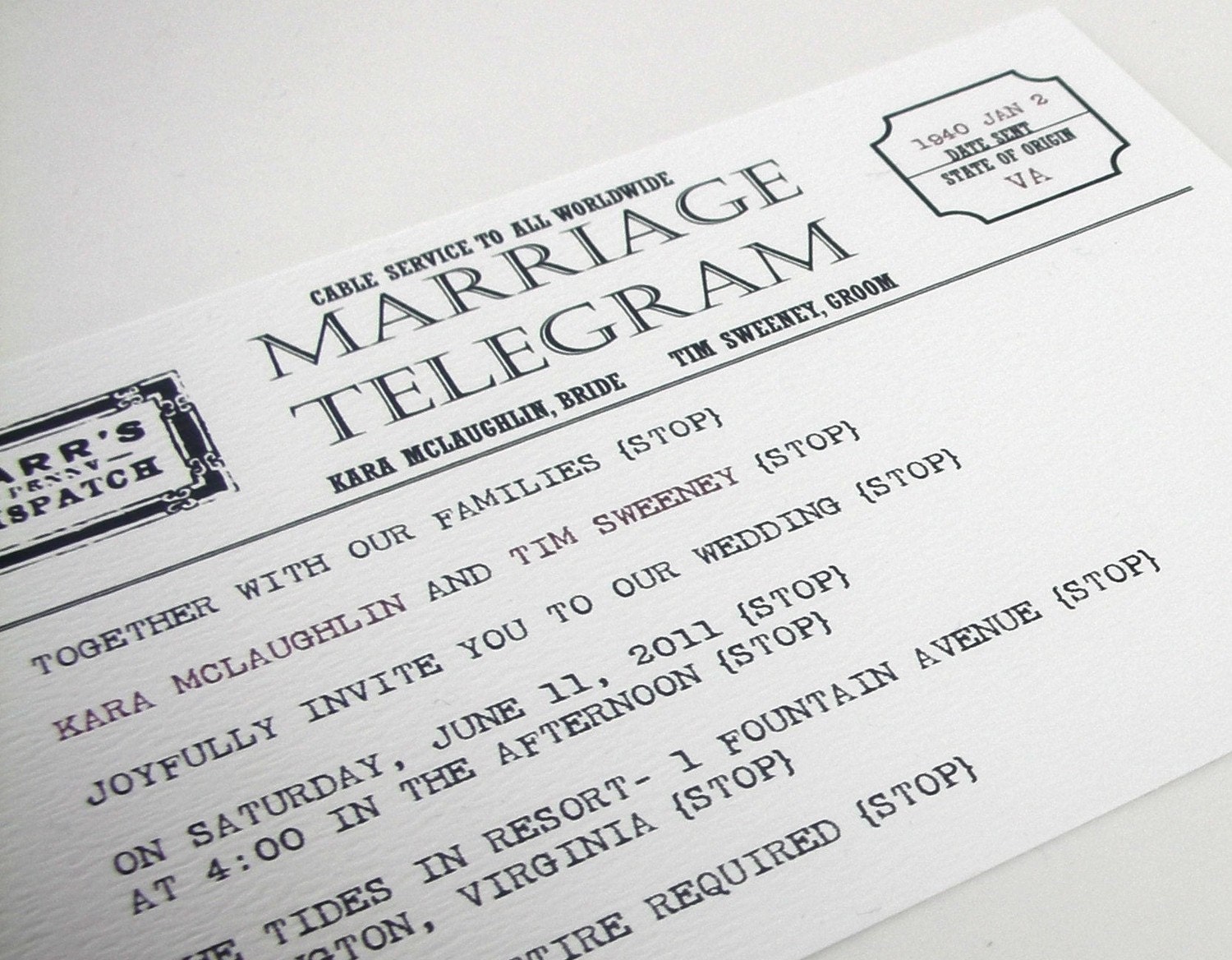 Template Telegram Wedding