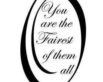 You are the fairest | Etsy