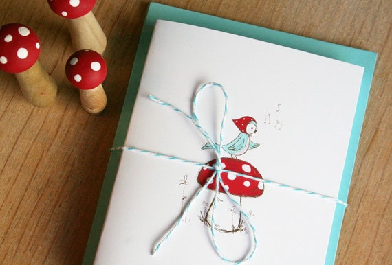 Sweet Little Note Set of 8 Notecards by alittlesweetness on Etsy