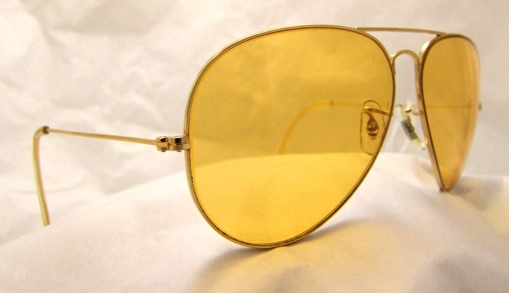 Ray Ban Ambermatic Shooter Sunglasses Vintage Original B And